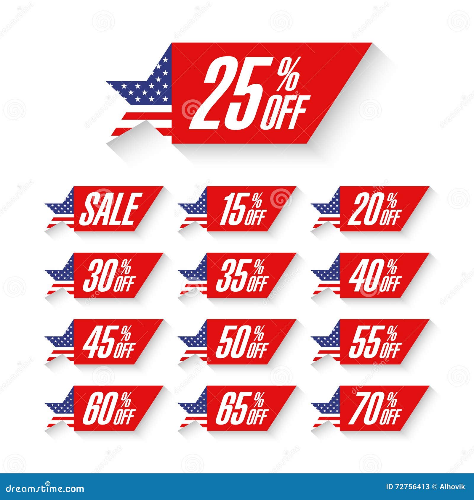 USA Independence Day Sale Discount Labels Stock Vector - Illustration ... USA Independence Day Sale Discount Labels Stock Vector - Illustration ...