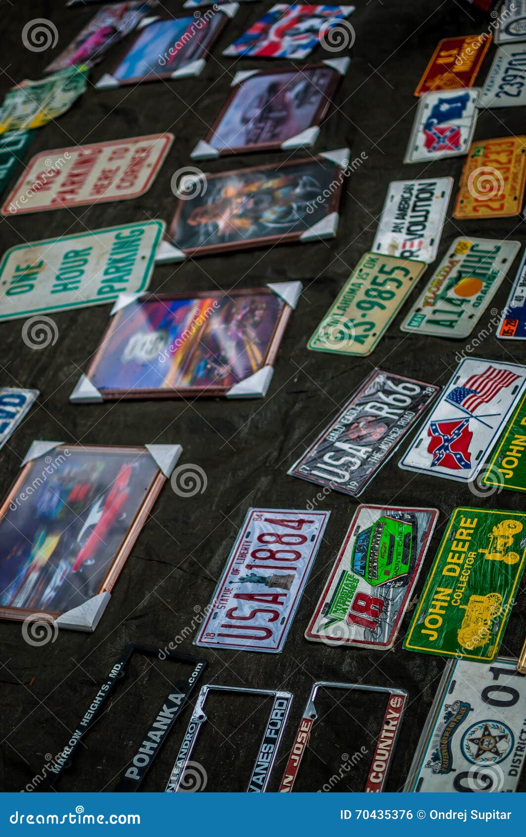 USA License Plates stock photo. Image of auto, plates - 70435376