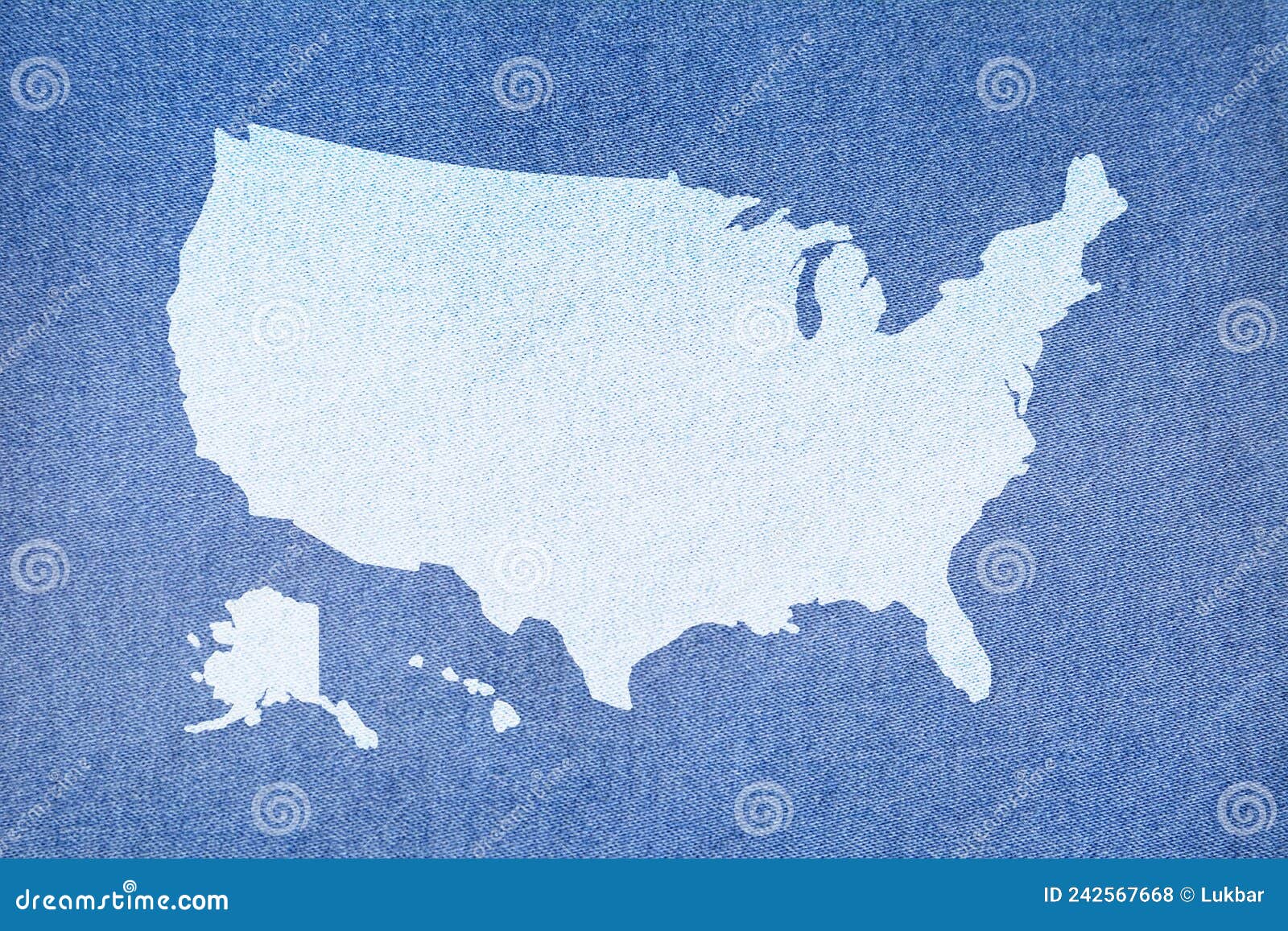 USA map blue background stock photo. Image of american - 242567668