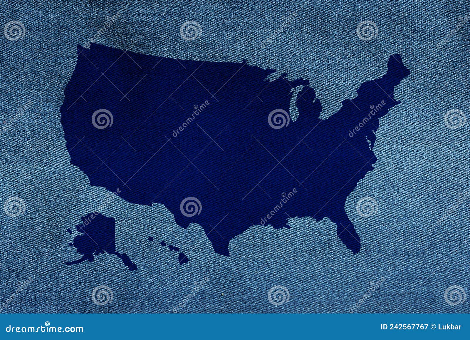 USA map blue background stock image. Image of america - 242567767