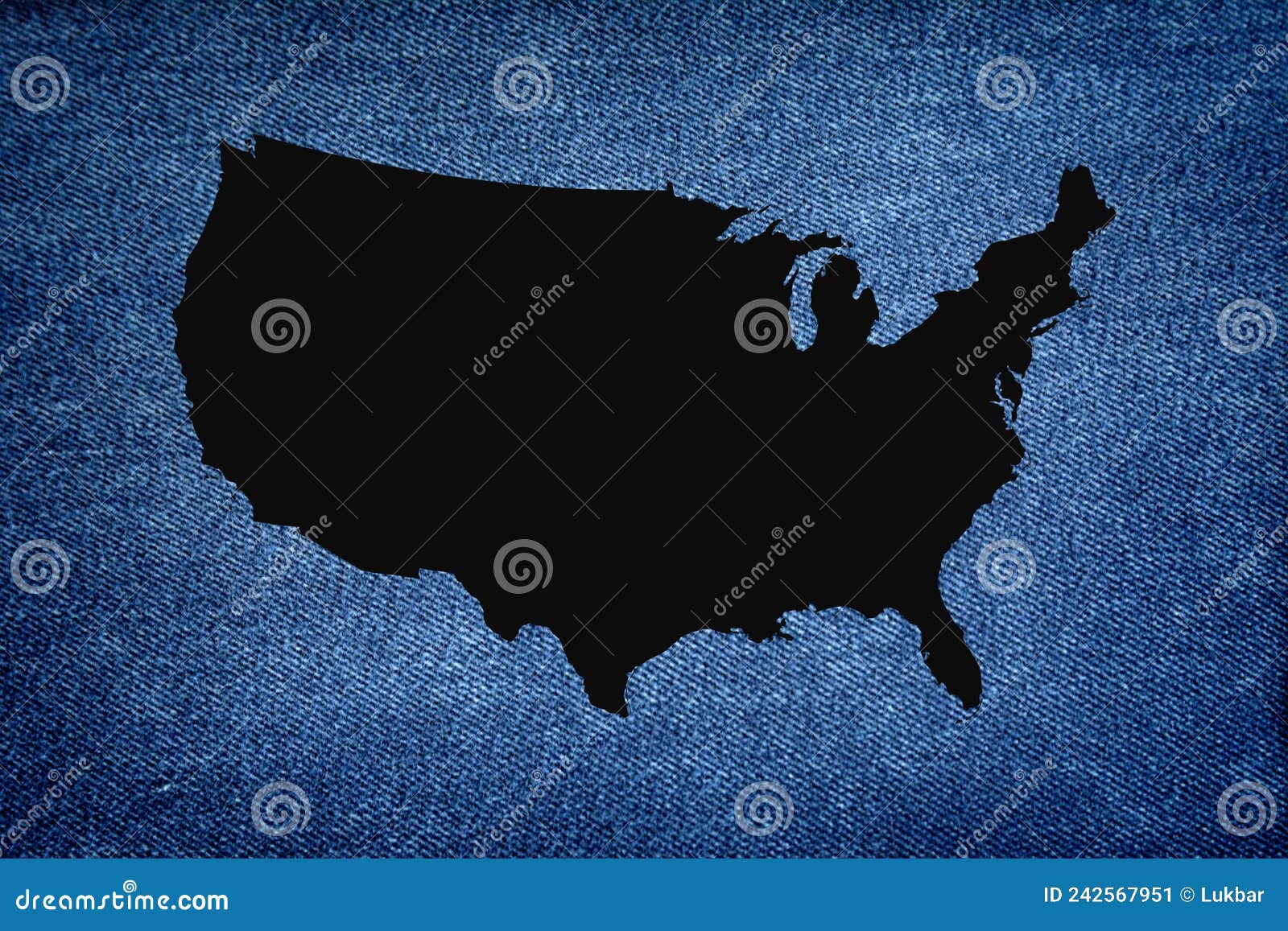 USA map blue background stock image. Image of background - 242567951