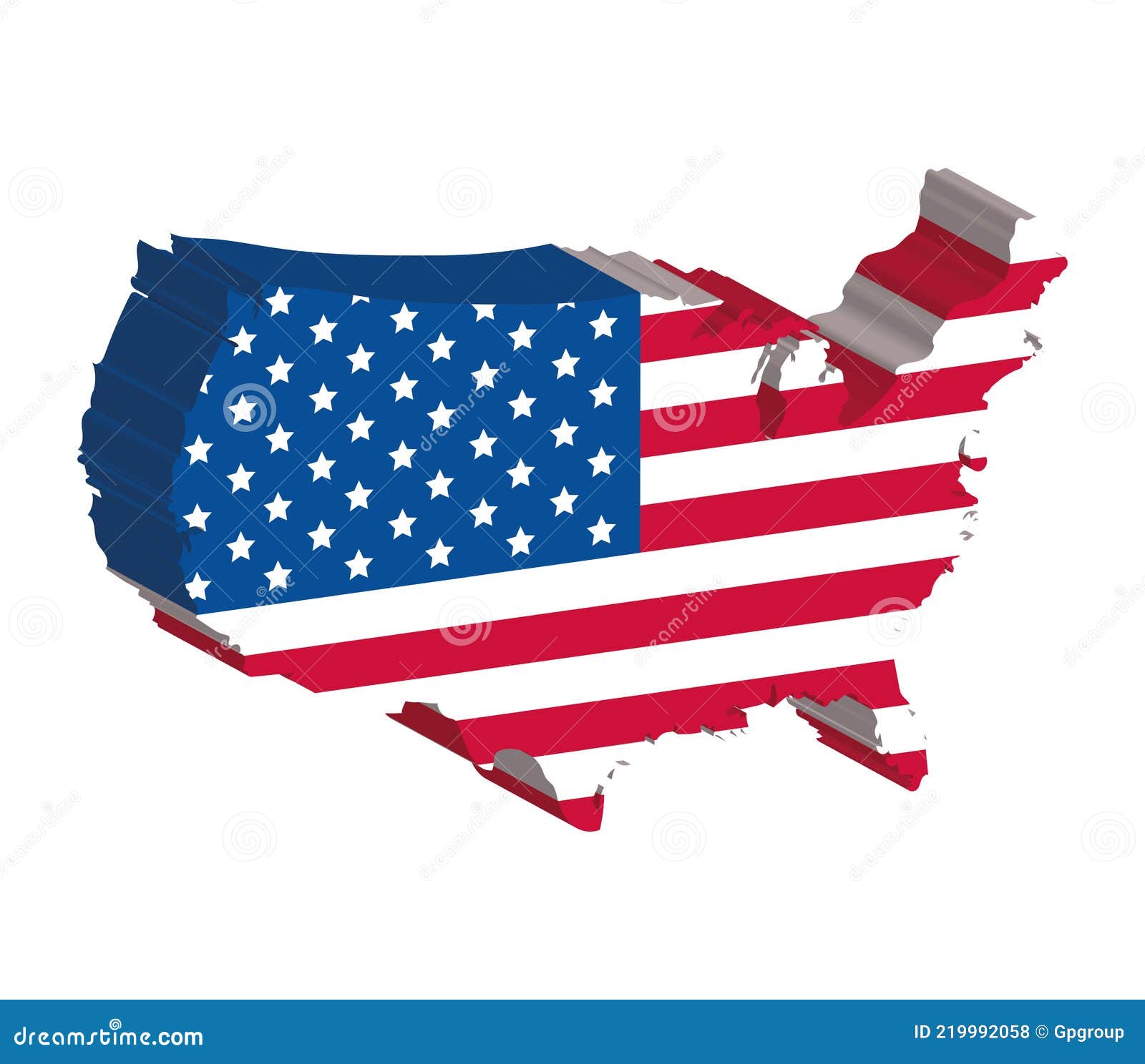 Usa map design stock vector. Illustration of america - 219992058