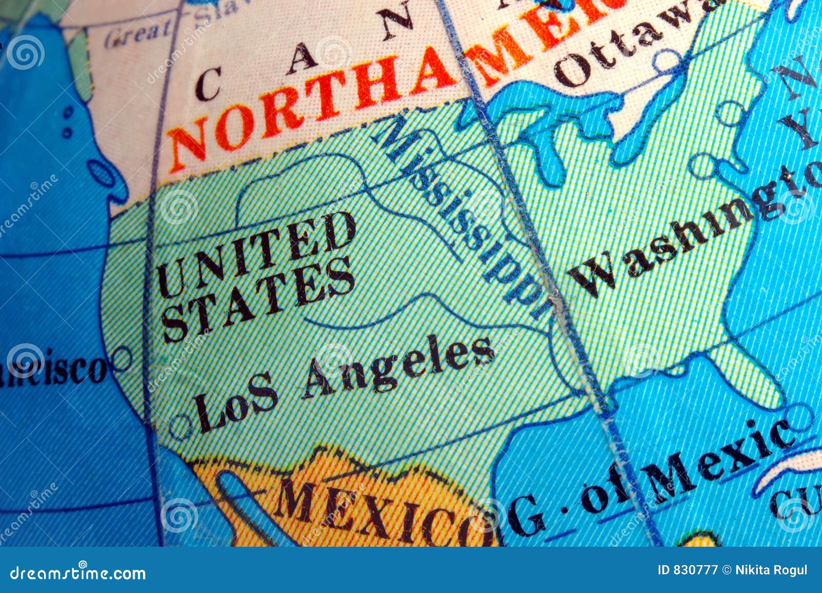 USA Map on Small Terrestrial Globe Stock Image - Image of america ...