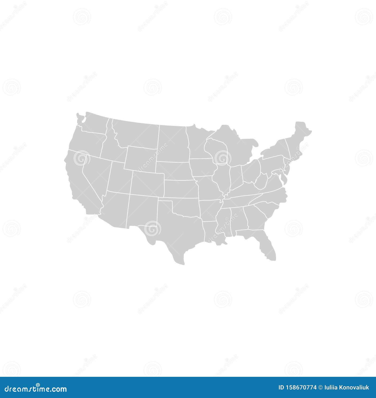 USA Map Vector. Vector Design Abstract Illustration Stock Illustration ...