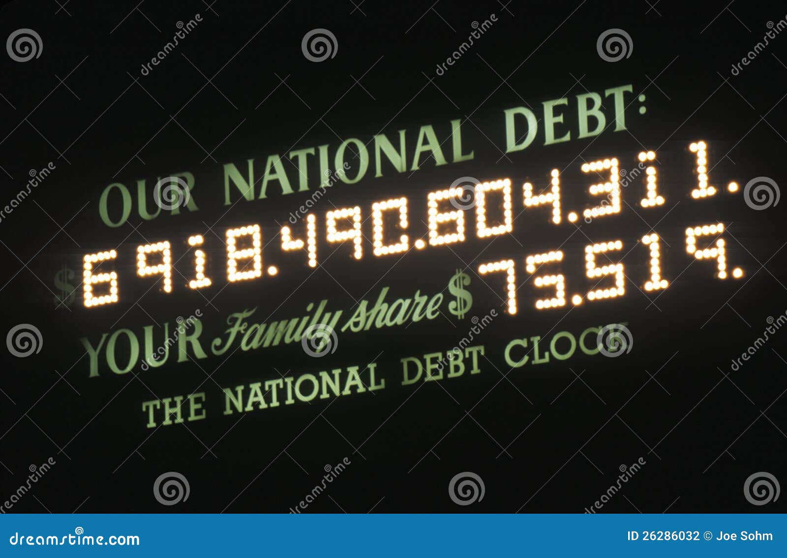 USA National Debt editorial photography. Image of communications - 26286032