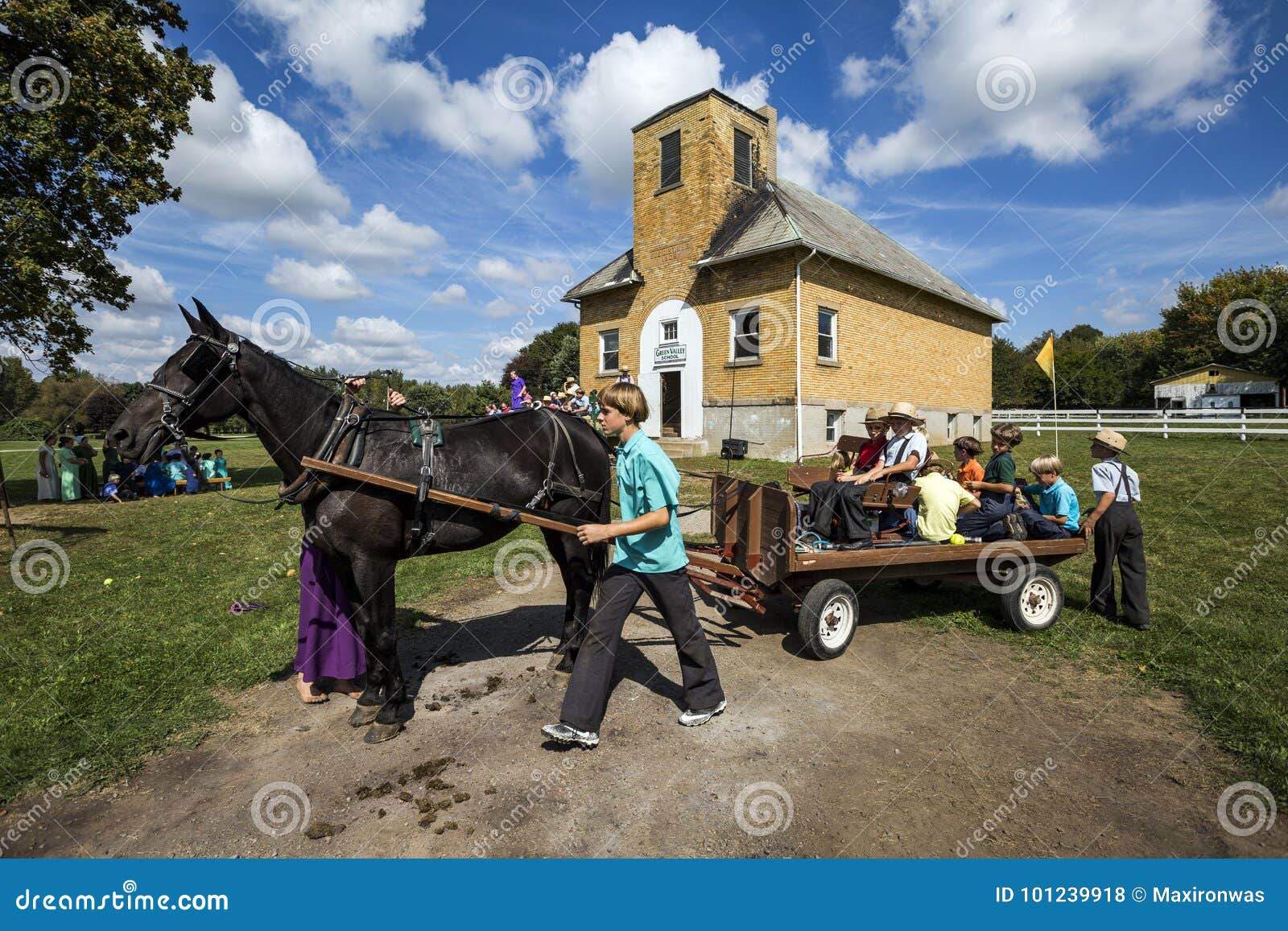 USA - Ohio - Amish editorial stock photo. Image of countryside - 101239918