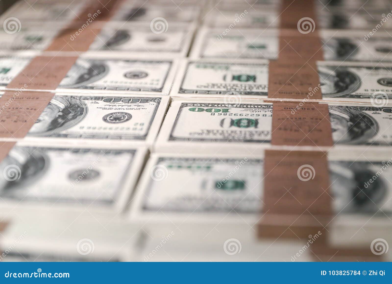 USA One Hundred Dollars in a Box Editorial Stock Image - Image of ...