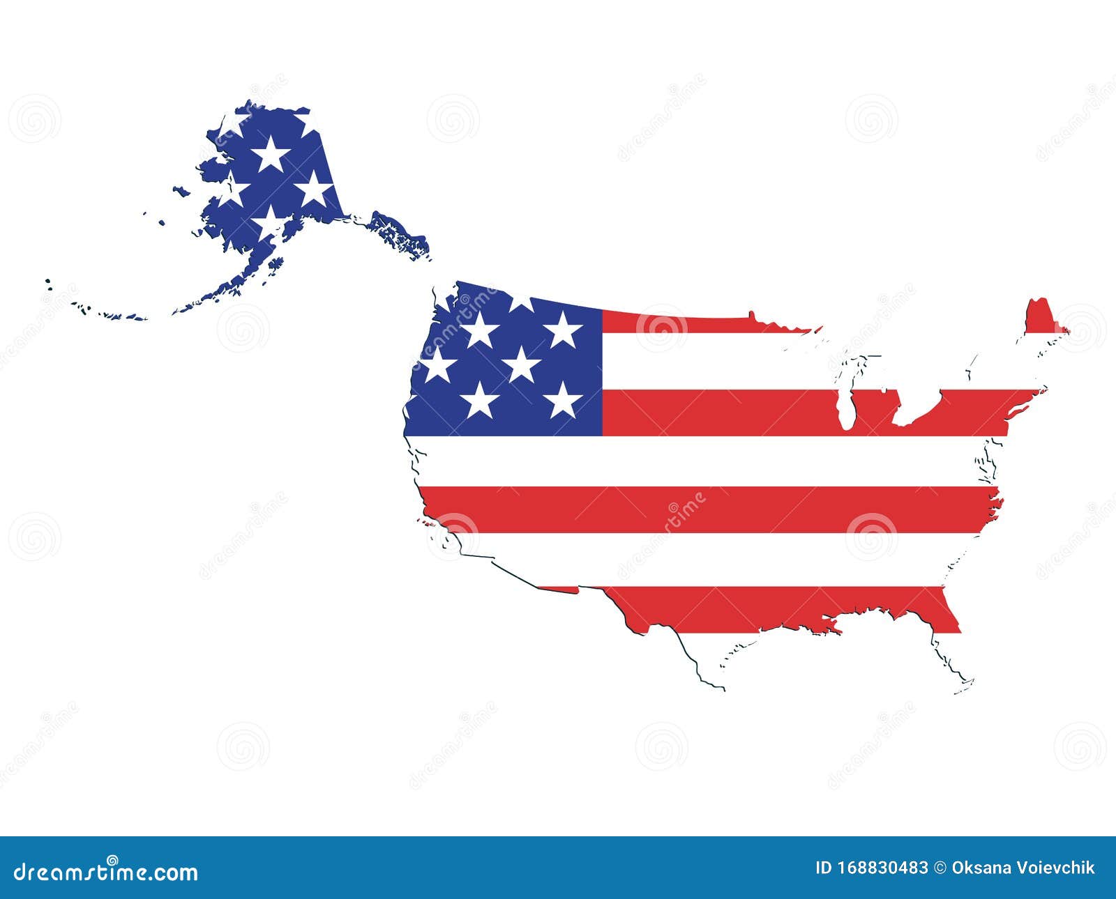 Usa Outline Flag Stock Illustrations – 12,088 Usa Outline Flag Stock ...