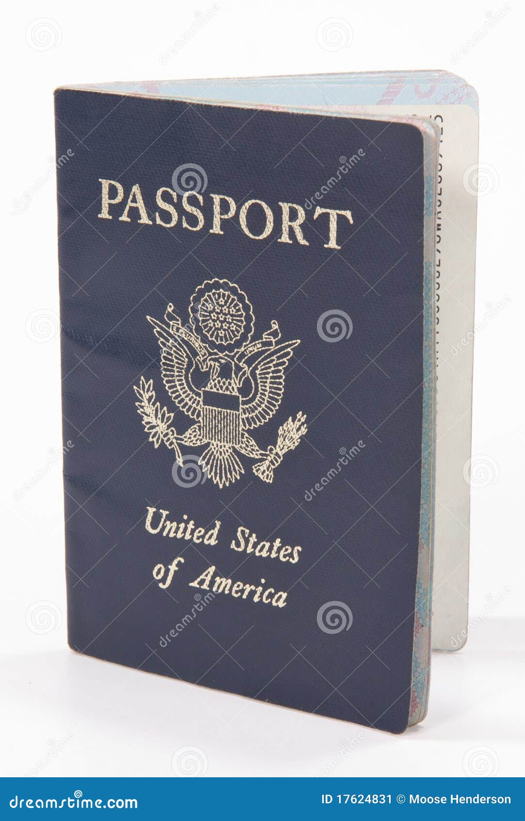 USA Passport Identification Stock Image - Image of america, passport ...