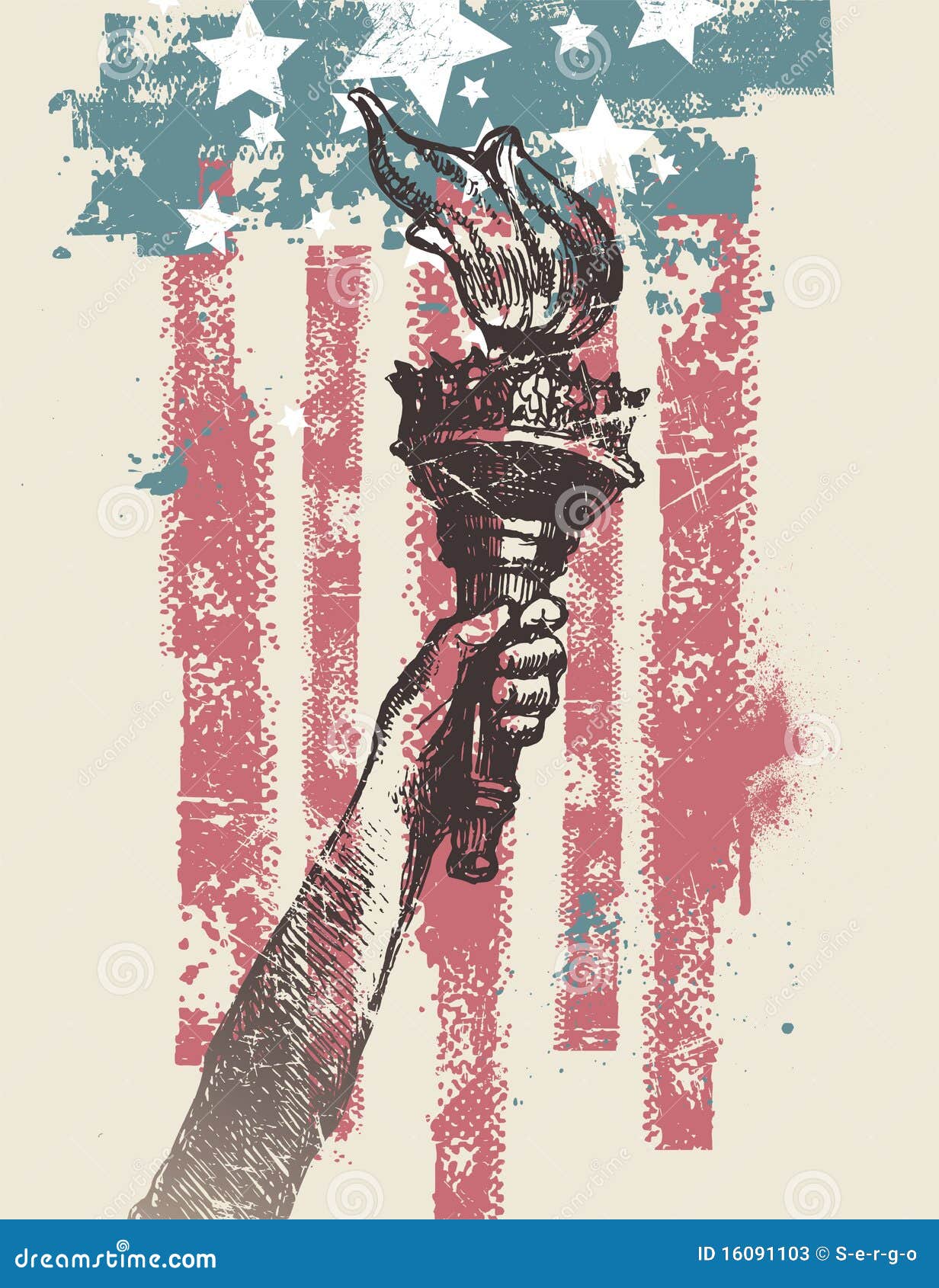 USA patriotic illustration stock illustration. Illustration of liberty ...