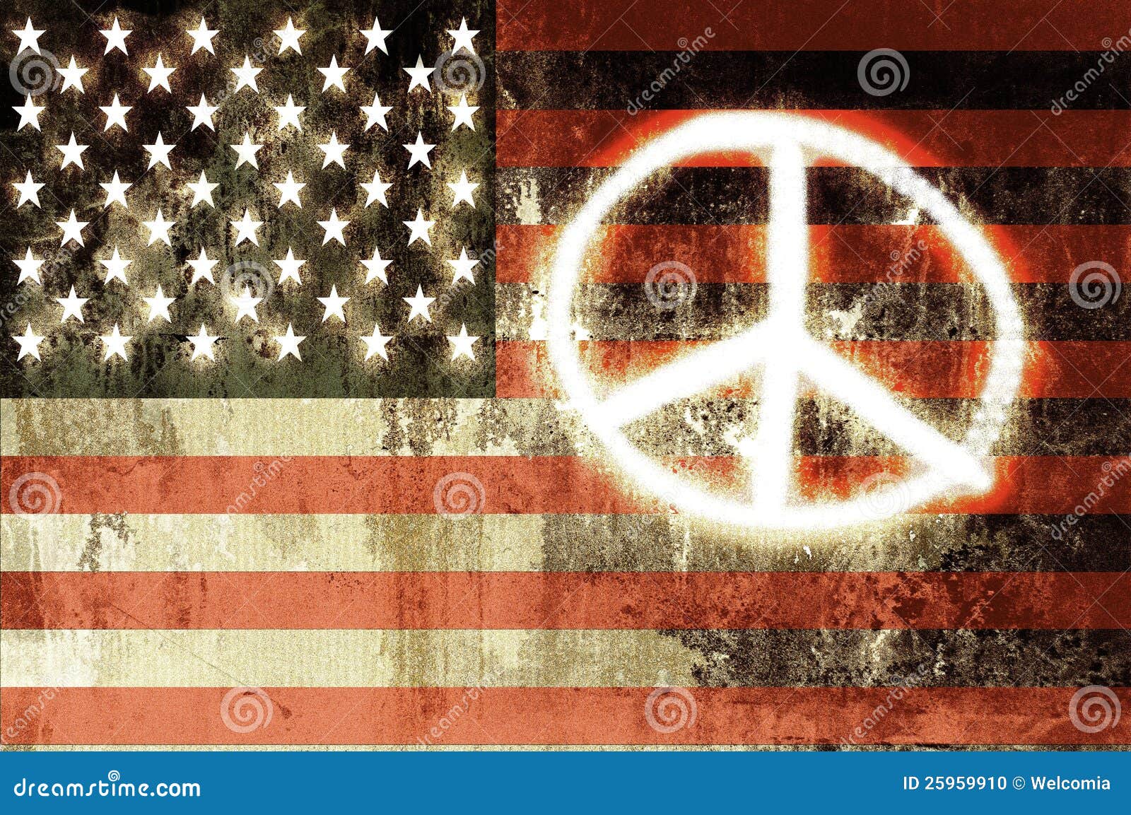 USA Peace Sign stock photo. Image of removed, american - 25959910
