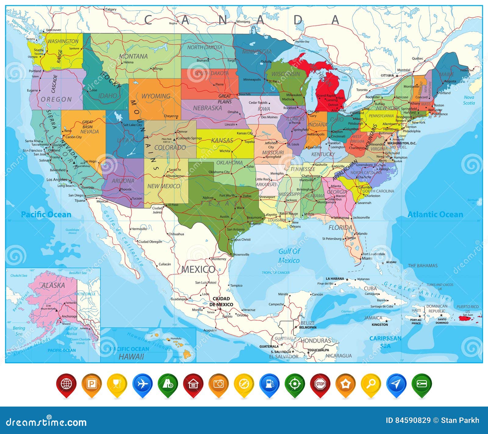 Interactive Us Driving Map