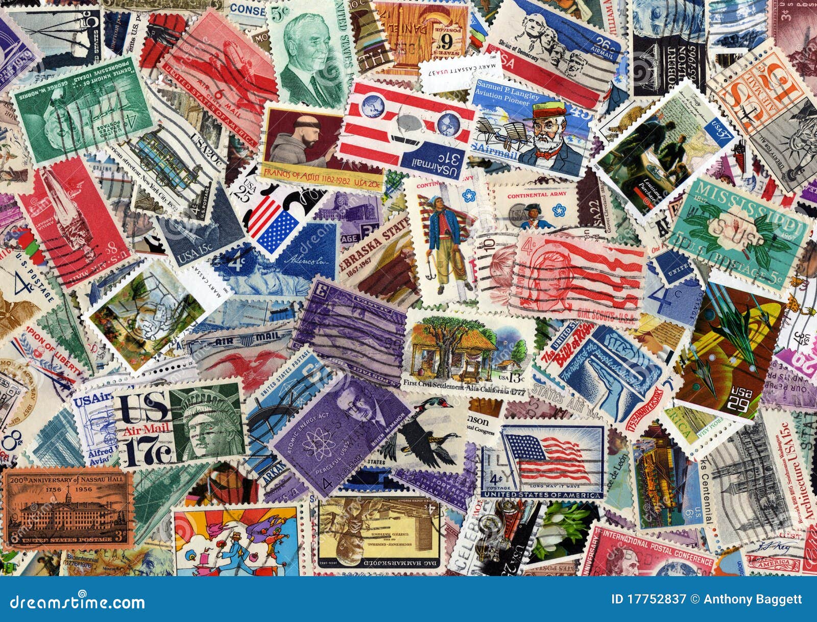 USA Postage Stamp Collection Editorial Photography - Image of stamp ...