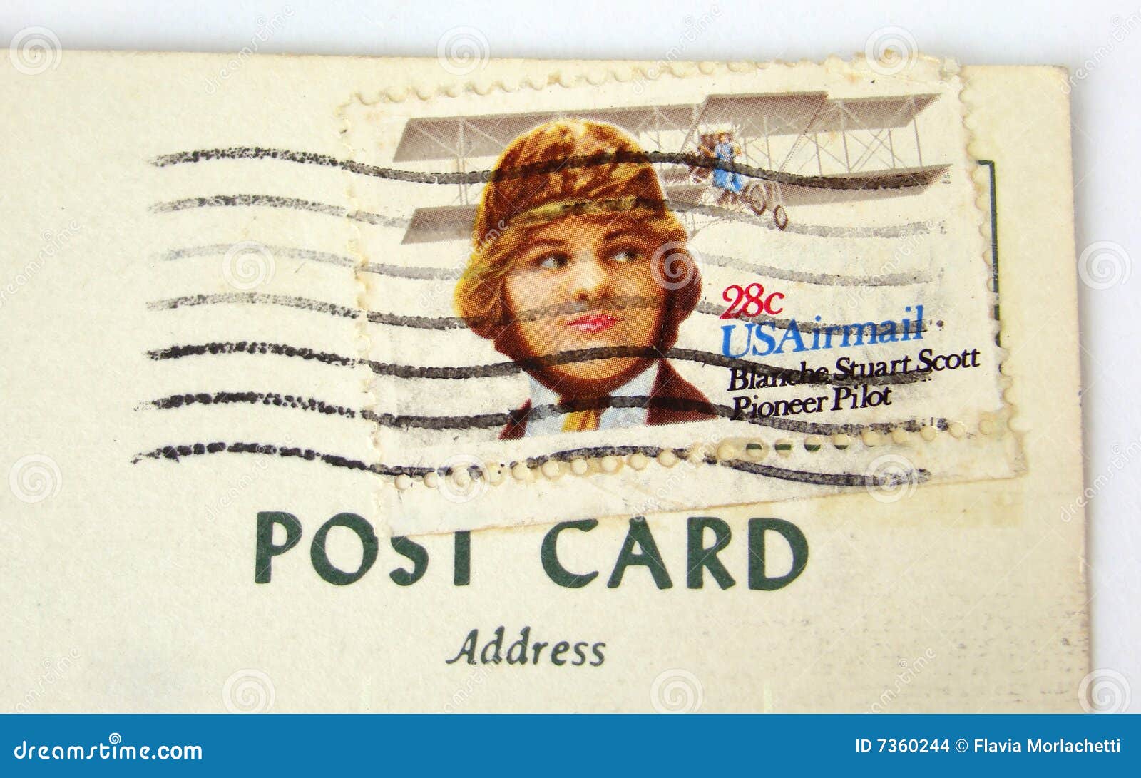 USA Postage Stamp on Postcard Editorial Stock Image - Image of ...
