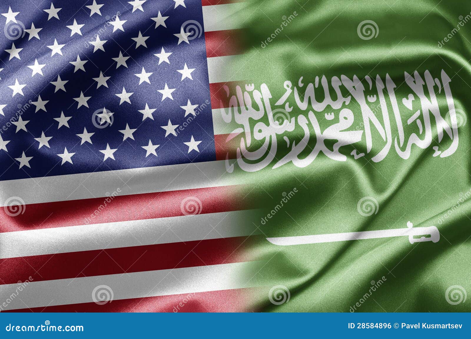 USA and Saudi Arabia stock photo. Image of arabian, united - 28584896