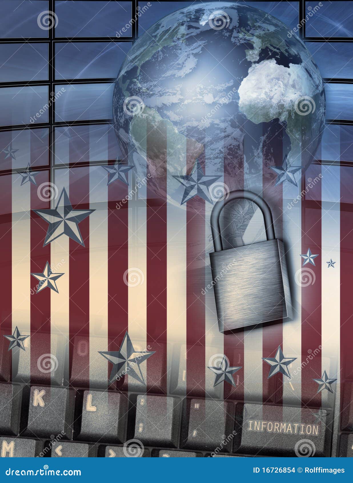 USA Security stock illustration. Illustration of earth - 16726854