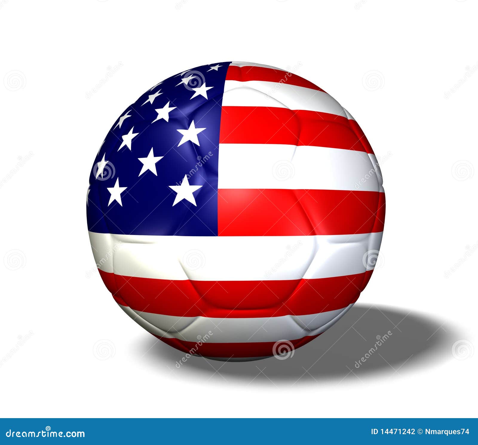 American Flag Soccer