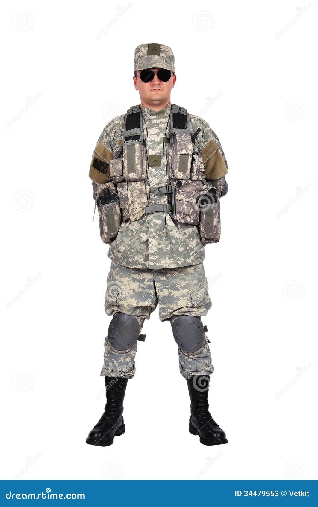 USA-soldat fotografering för bildbyråer. Bild av kommandosoldat - 34479553