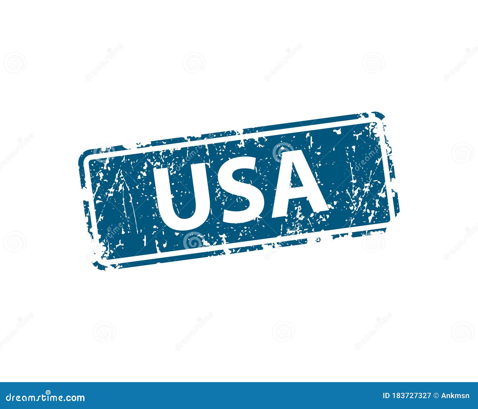 USA Stamp Vector Texture. Rubber Cliche Imprint Stock Vector ...