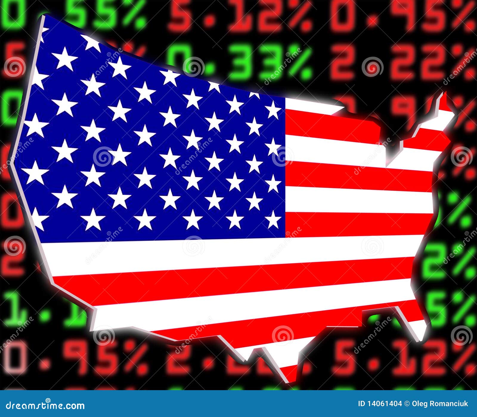 Usa stock market exchange stock illustration. Illustration of shape ...