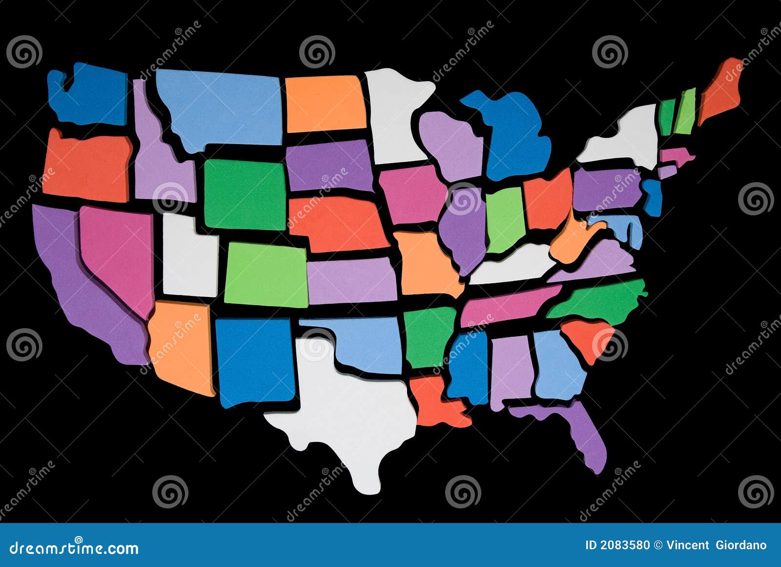 USA textured map puzzle stock photo. Image of outline - 2083580