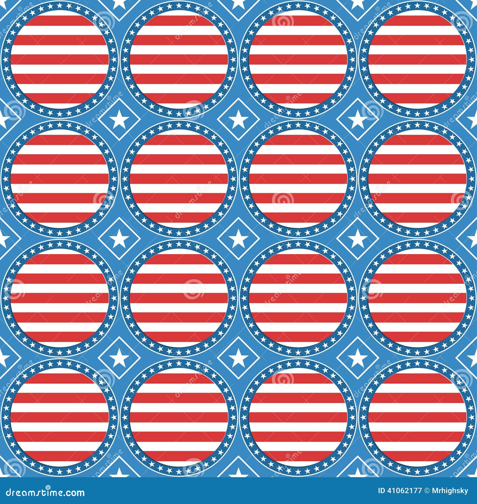 USA theme pattern stock vector. Illustration of american - 41062177