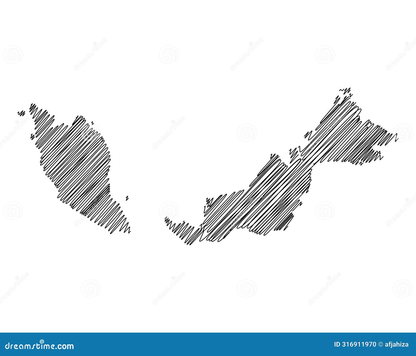 Malaysia Thread Map Line Vector Illustration Stock Vector ...