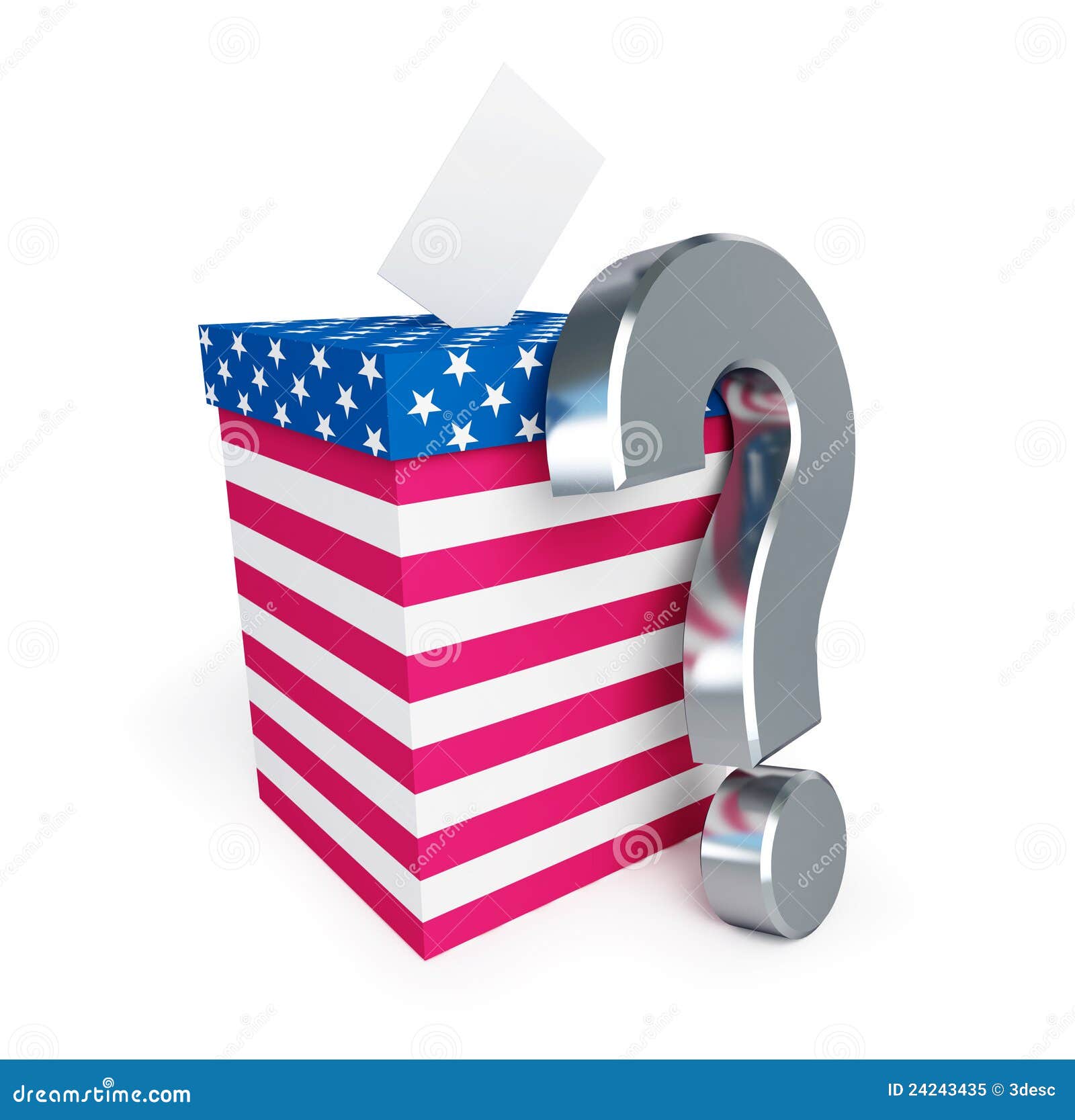 Usa Vote Question Mark Royalty-Free Stock Photo | CartoonDealer.com ...