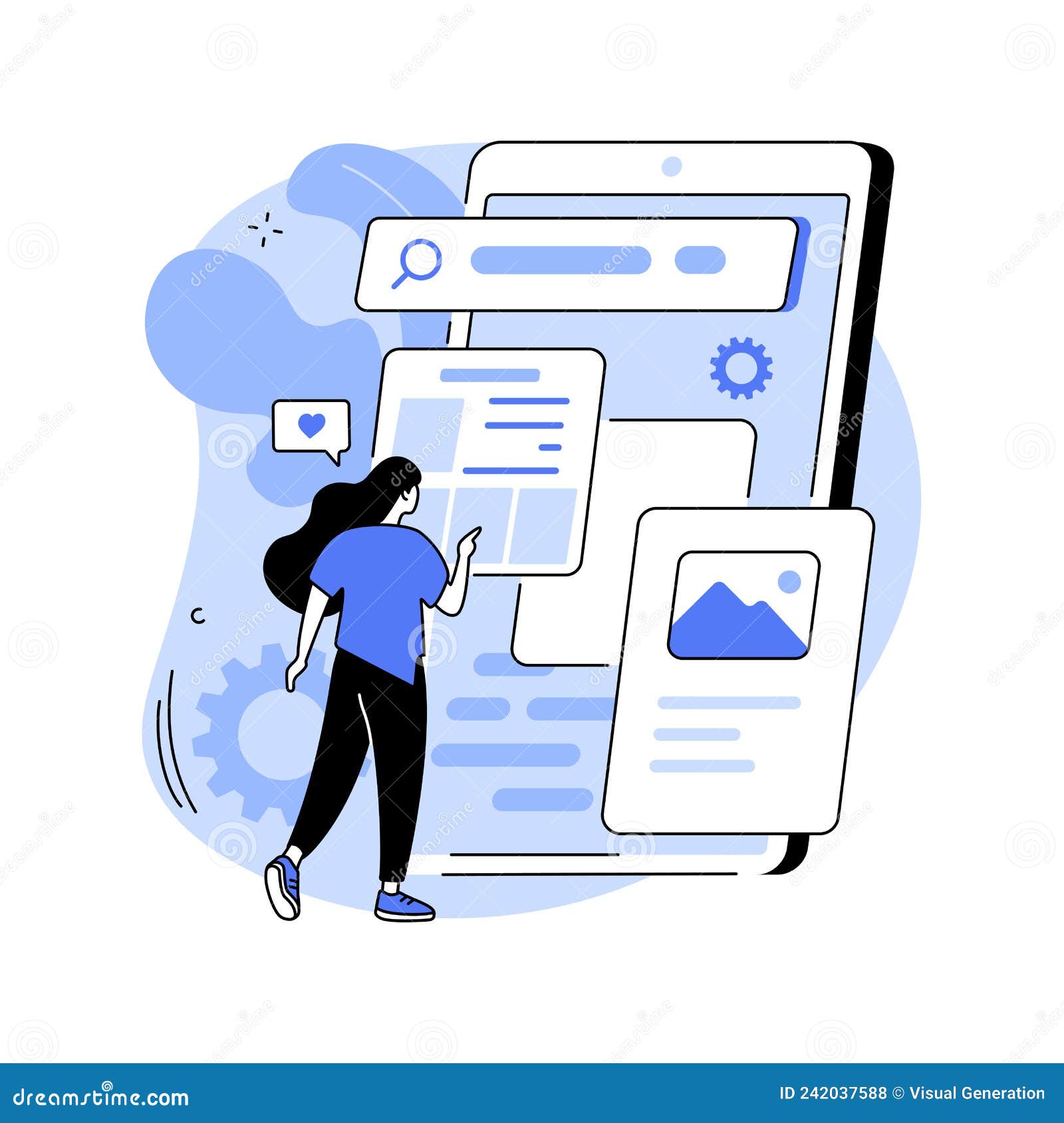 Usability Testing Isolated Cartoon Vector Illustrations ...