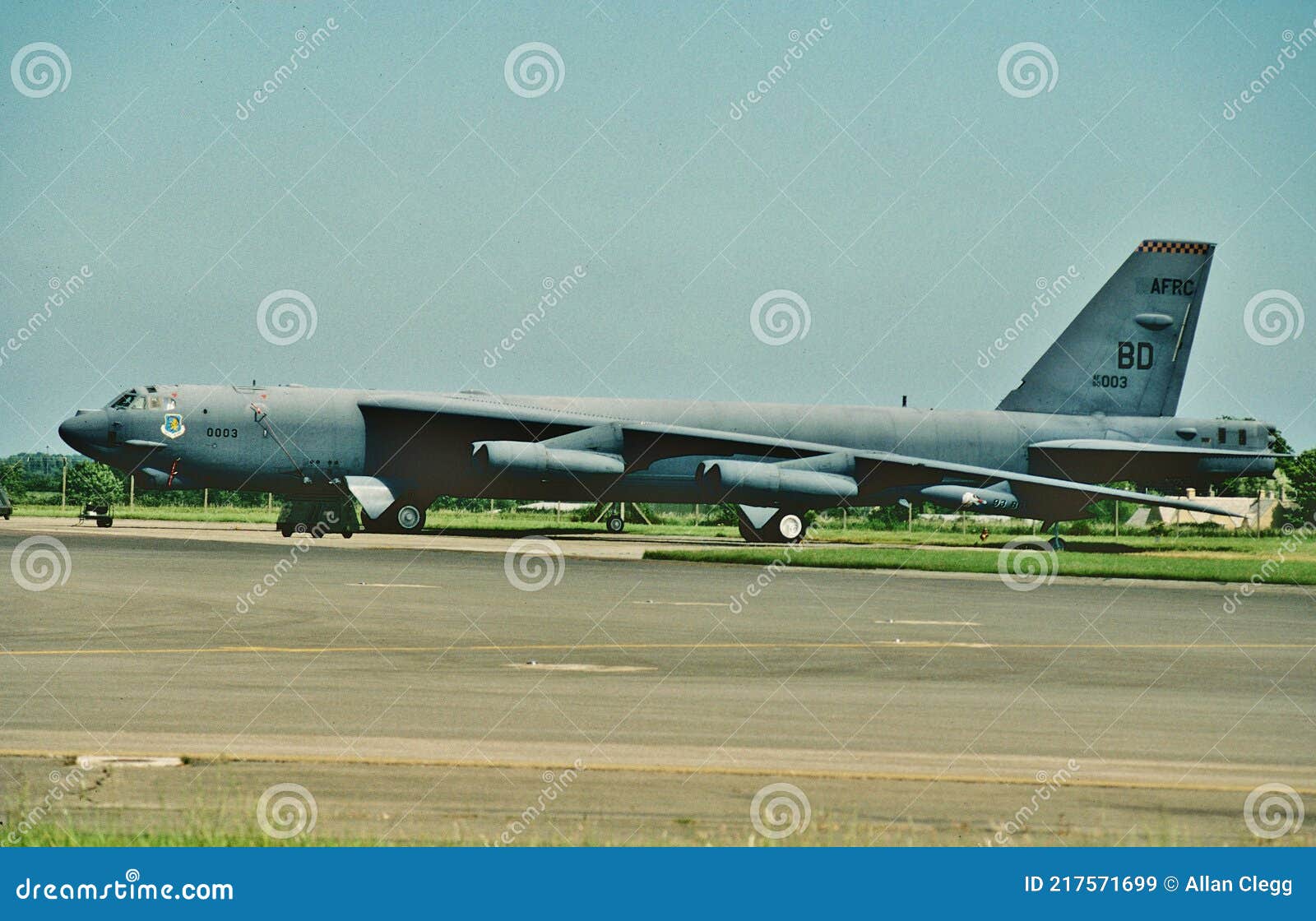USAF Boeing B-52H 60-0003 CN 464368 . Editorial Stock Image - Image of ...