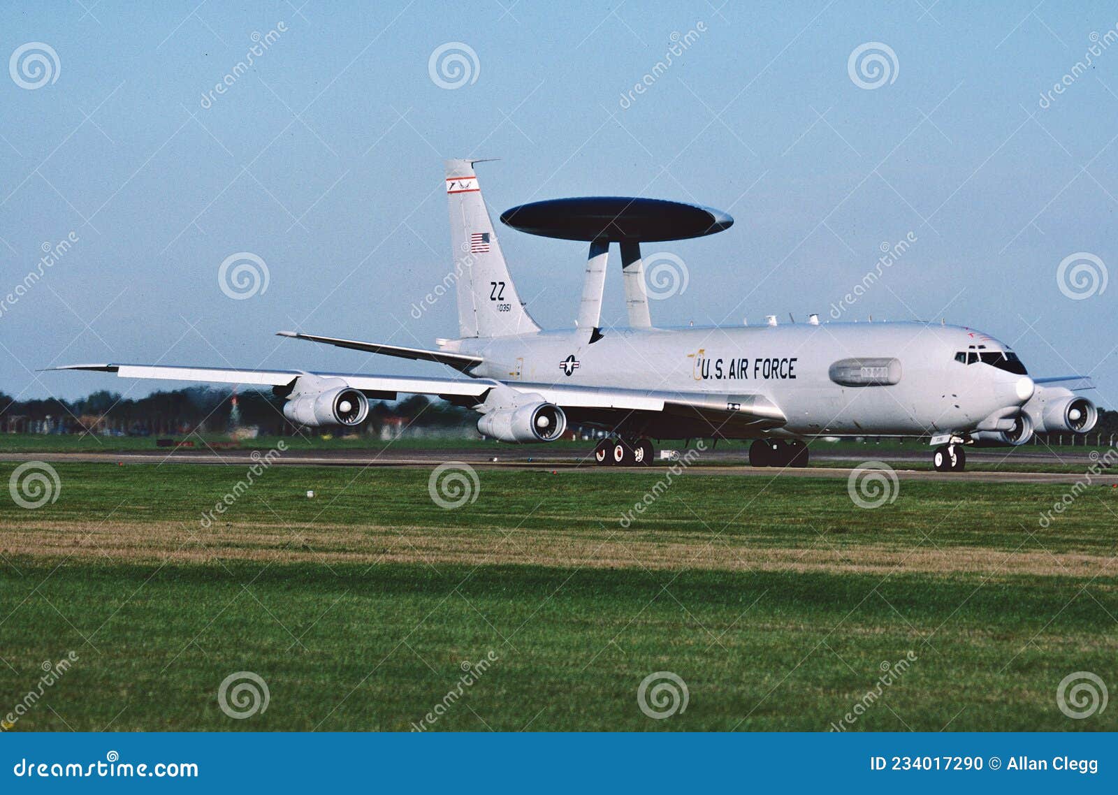 USAF Boeing E-3G SENTRY 7709351 CN 21551 LN 930 . Editorial Image ...