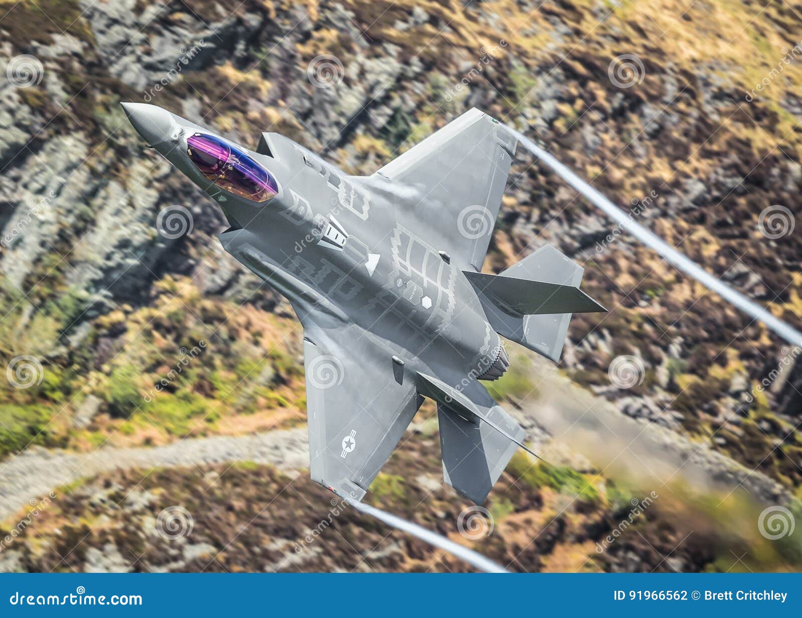 USAF F-35A Lightning II F35 Stock Photo - Image of flight, loop: 91966562