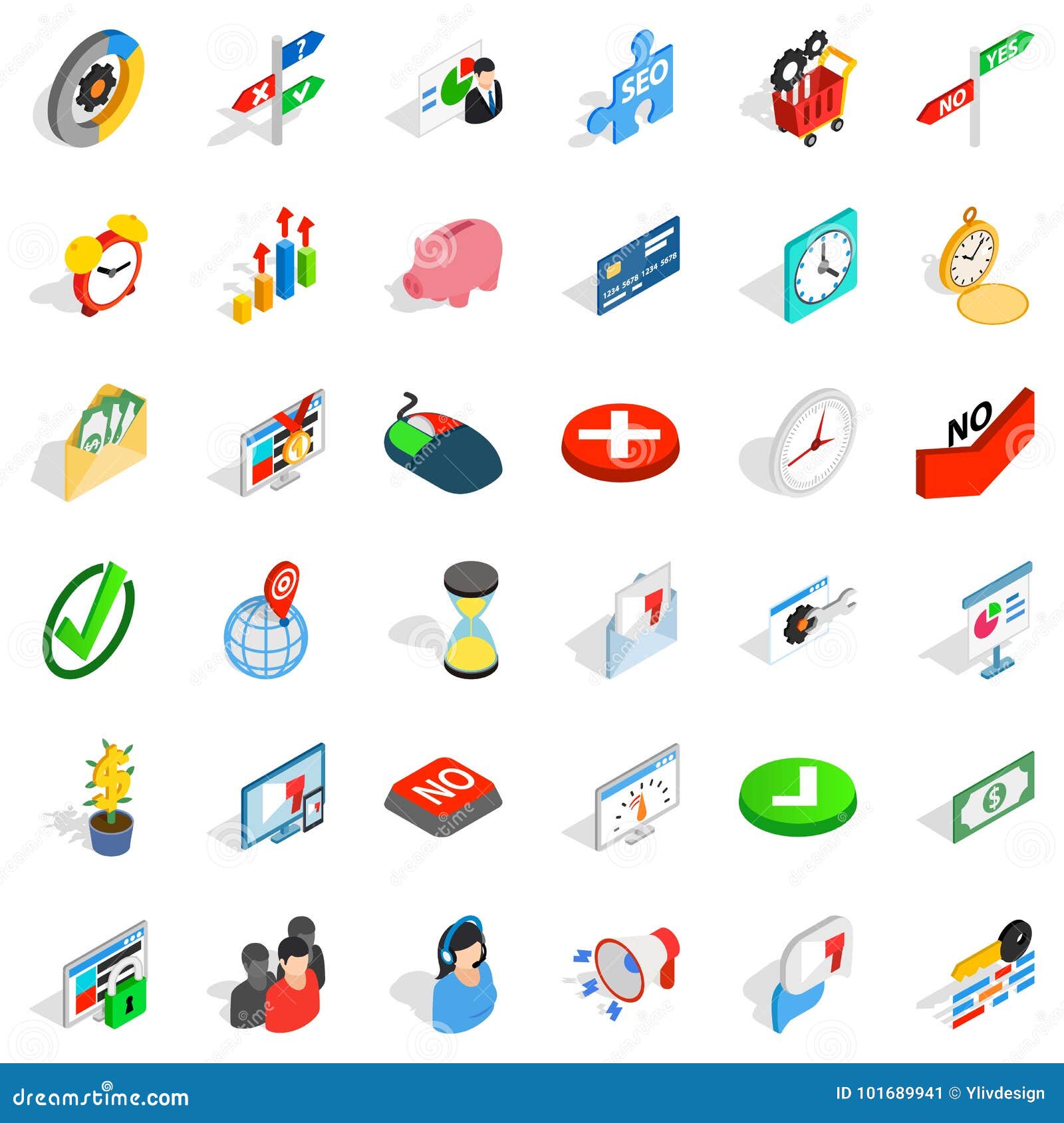 Usage Icons Set, Isometric Style Stock Vector - Illustration of arrow ...