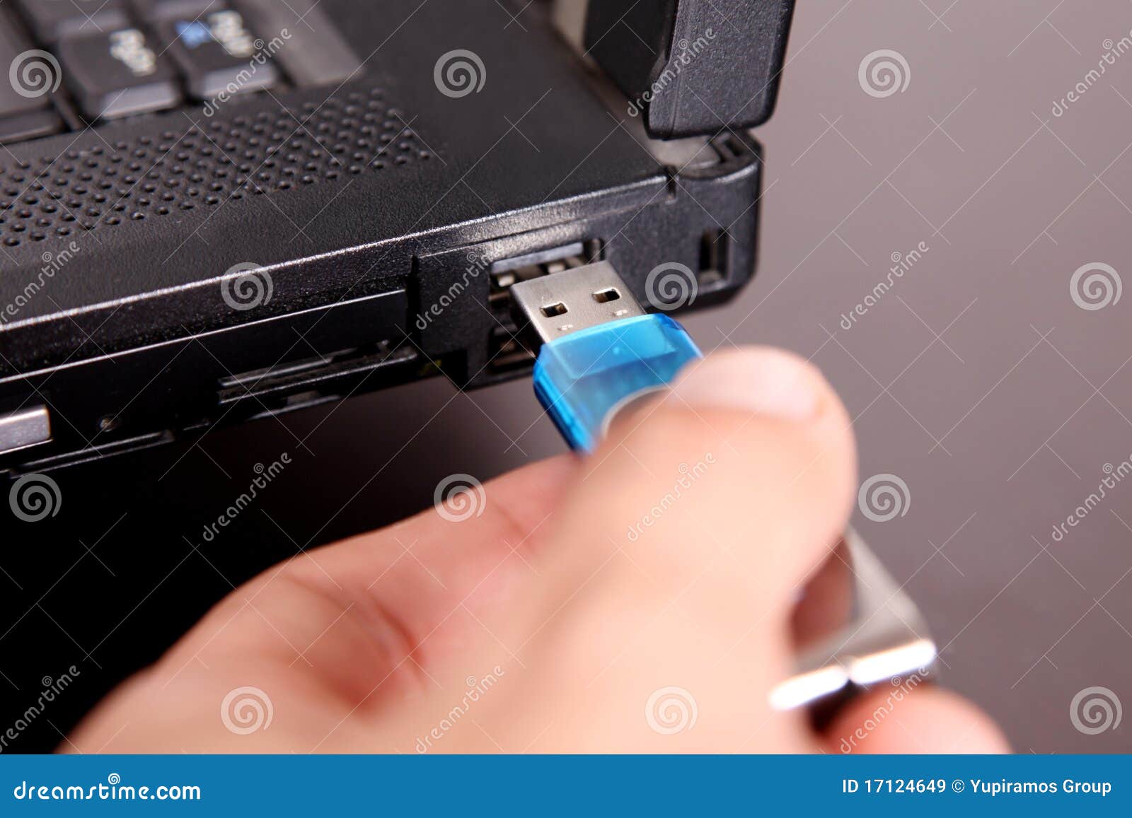 Usb stock image. Image of medium, information, blue, horizontal - 17124649
