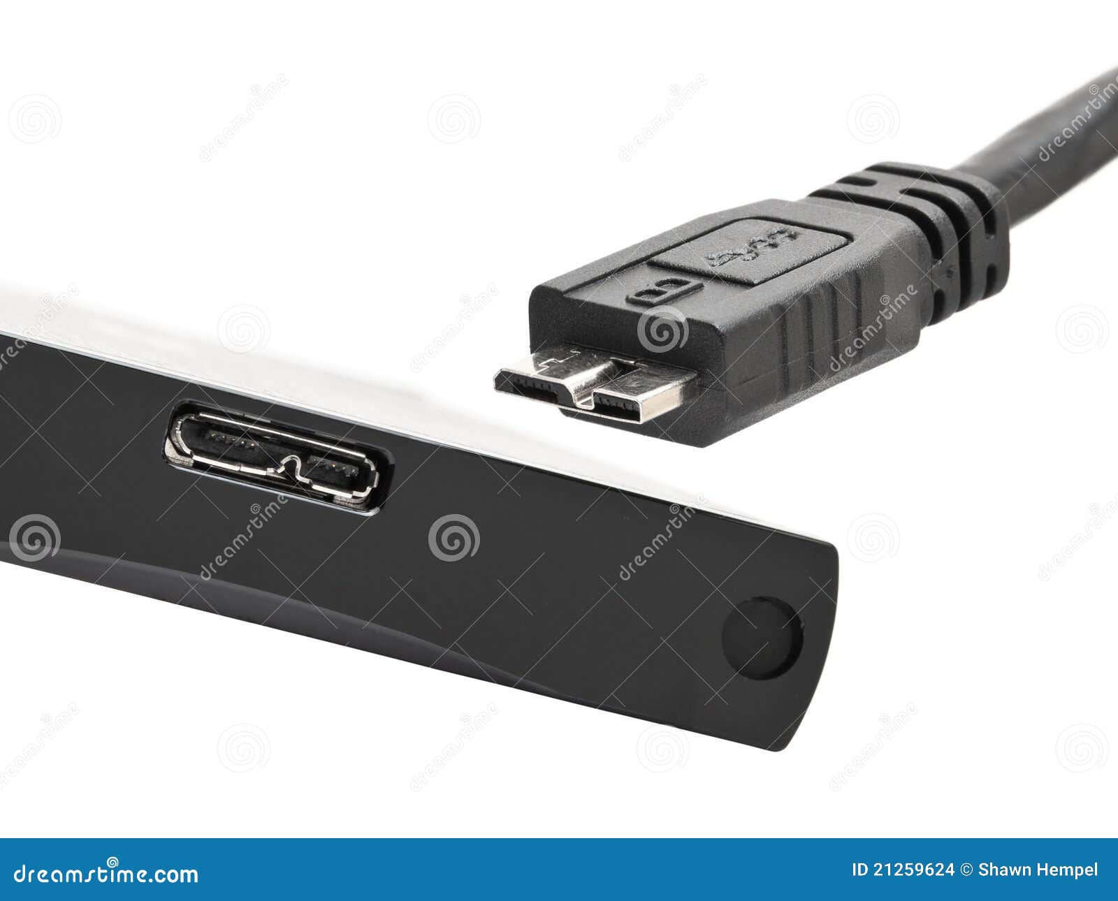 USB 3.0 connector stock photo. Image of connection, cord - 21259624