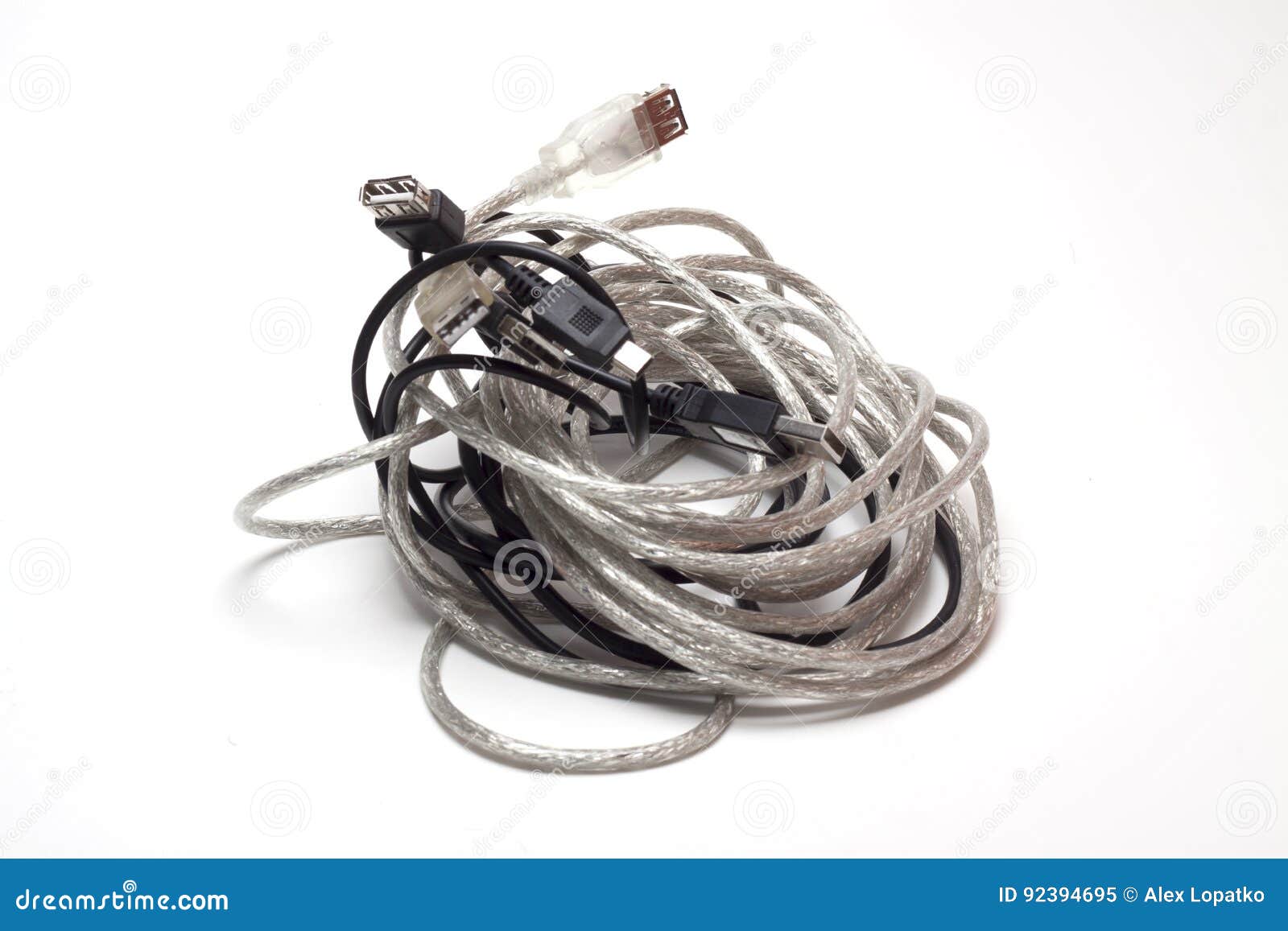 Usb cabel stock image. Image of interface, computer, information - 92394695