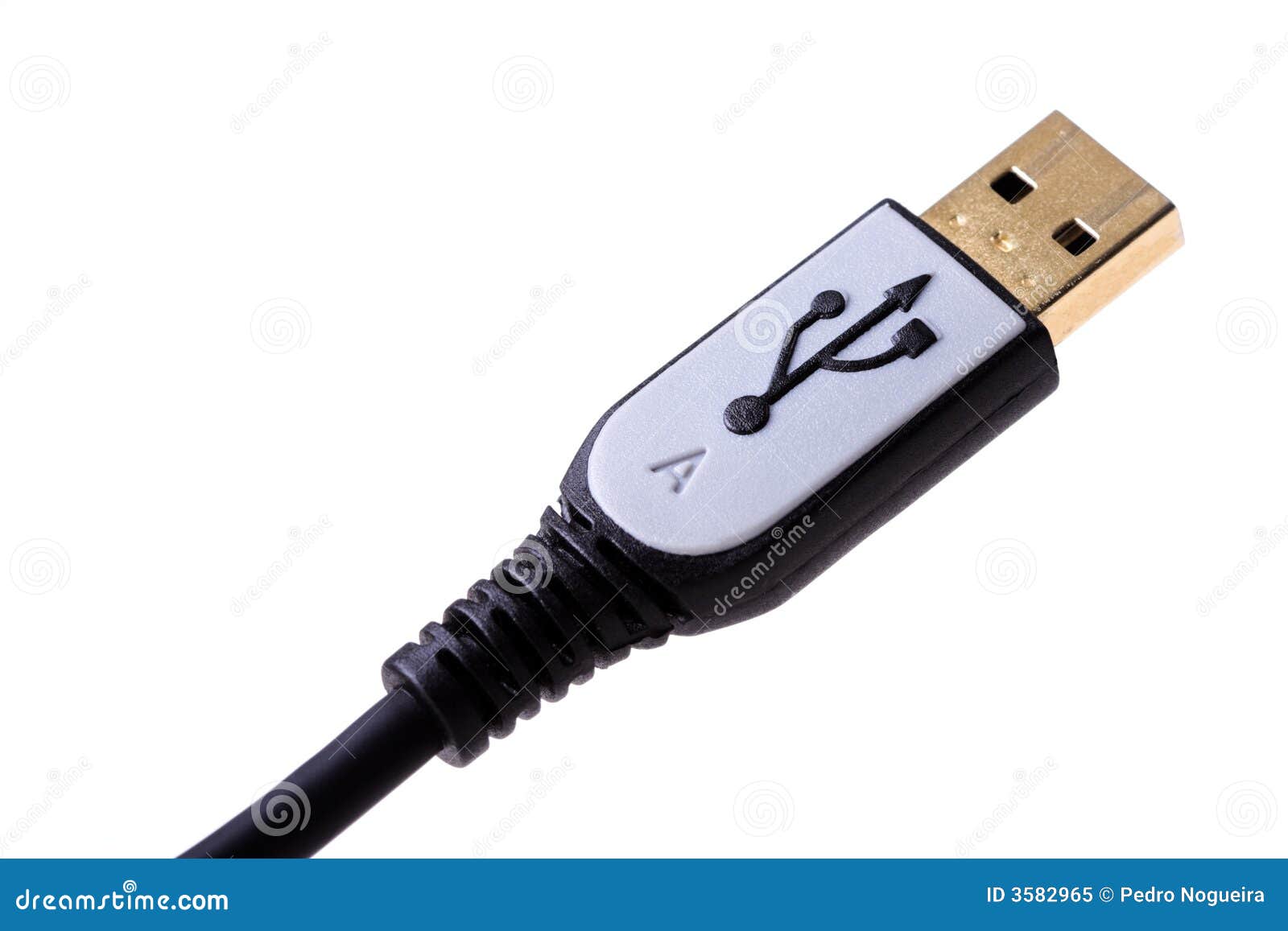 USB cable stock image. Image of device, data, computer - 3582965