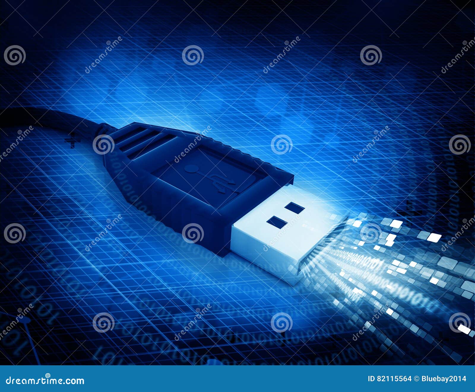 USB Cable stock illustration. Illustration of audio, industry - 82115564