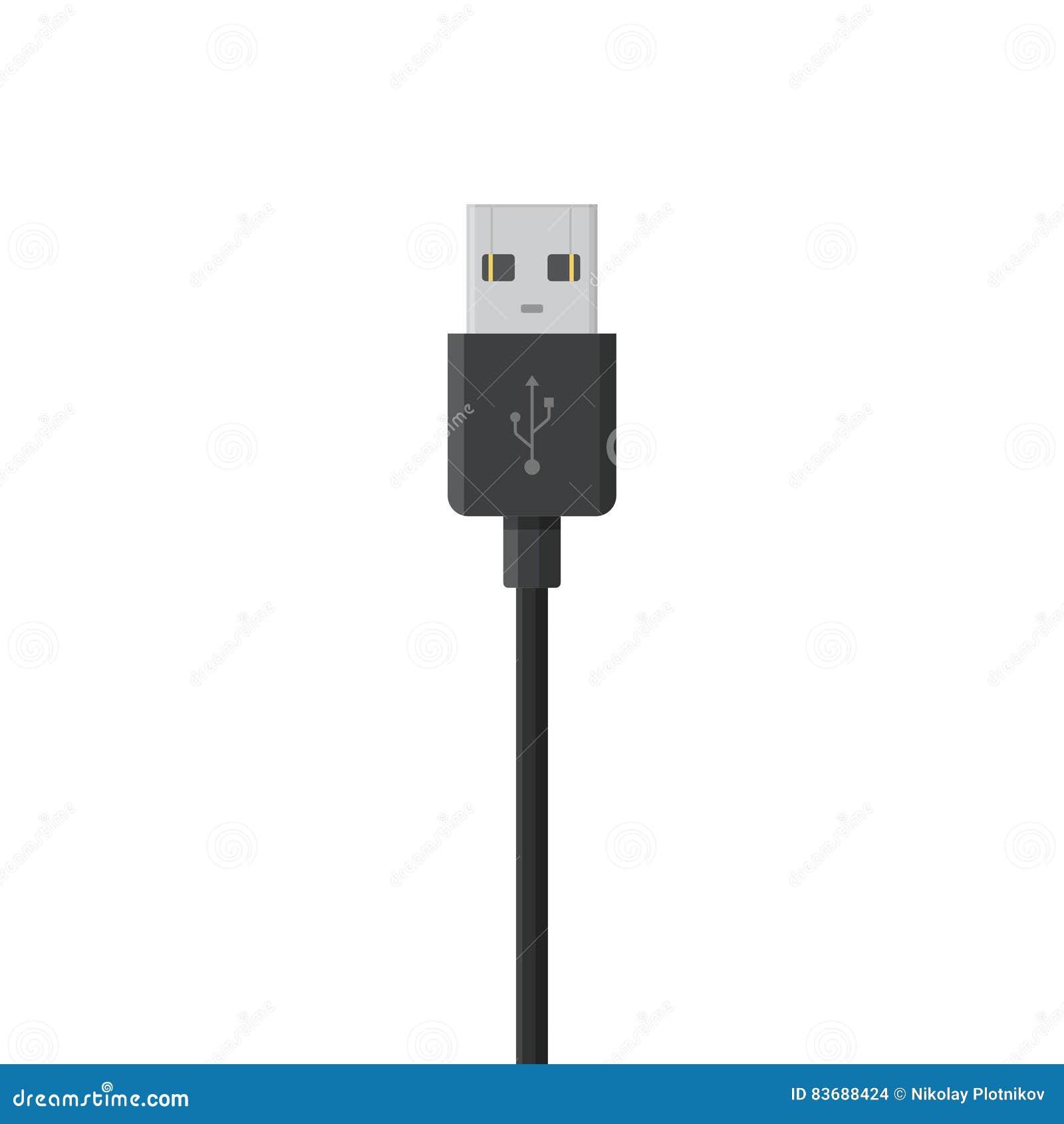 Cable, Connector, Displayport Icon. Black Vector Graphics Royalty-Free ...