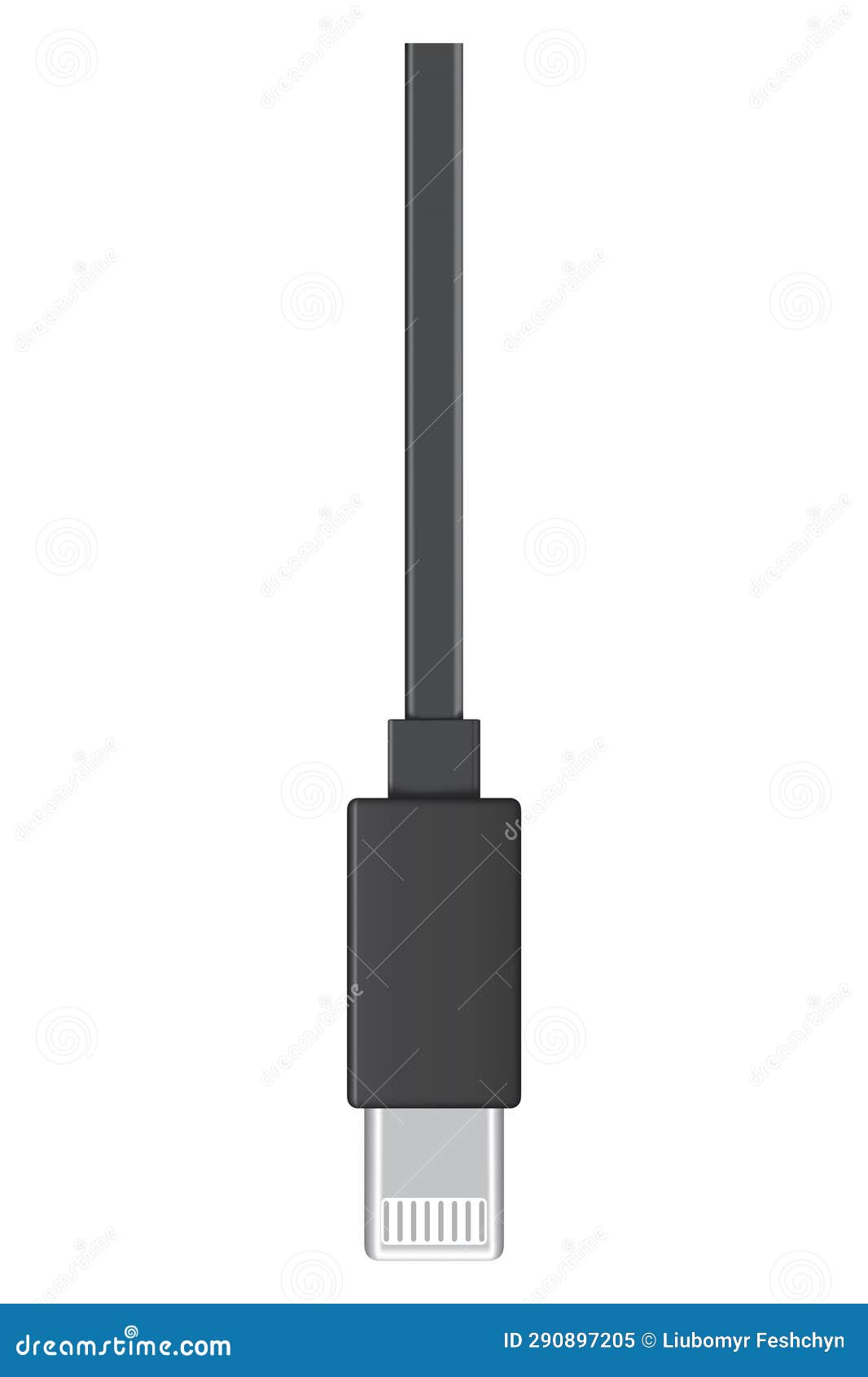 Cable, Connector, Displayport Icon. Glyph Style Vector EPS Royalty-Free ...