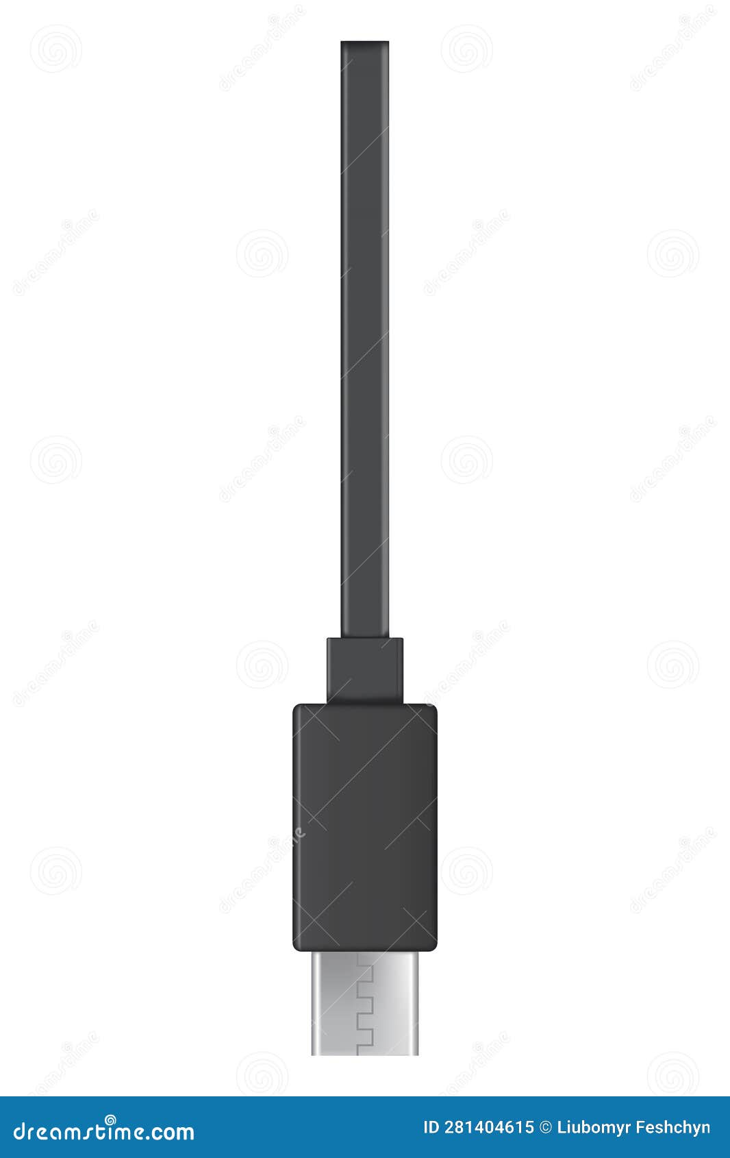 Usb Cable And Av Connector Background Series Stock Photography ...