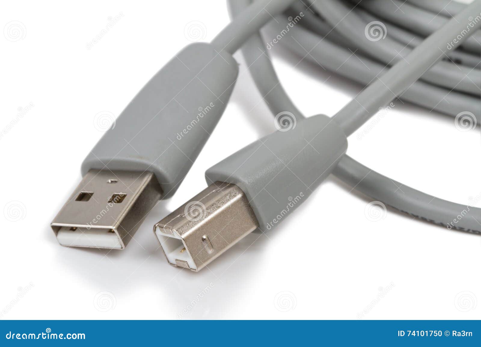 USB cable connectors stock photo. Image of transmit, wiring - 74101750