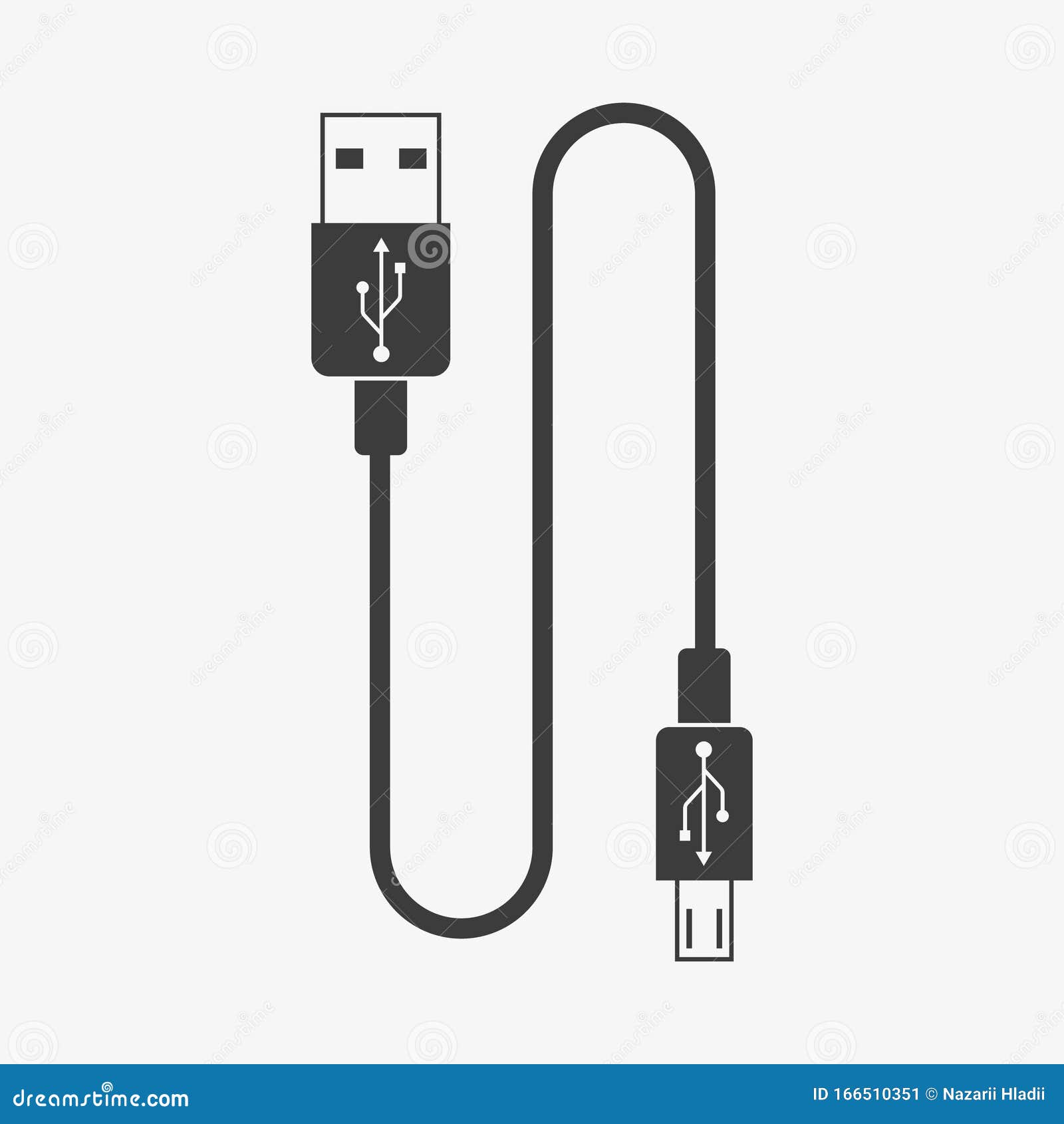 Usb Cable Vector