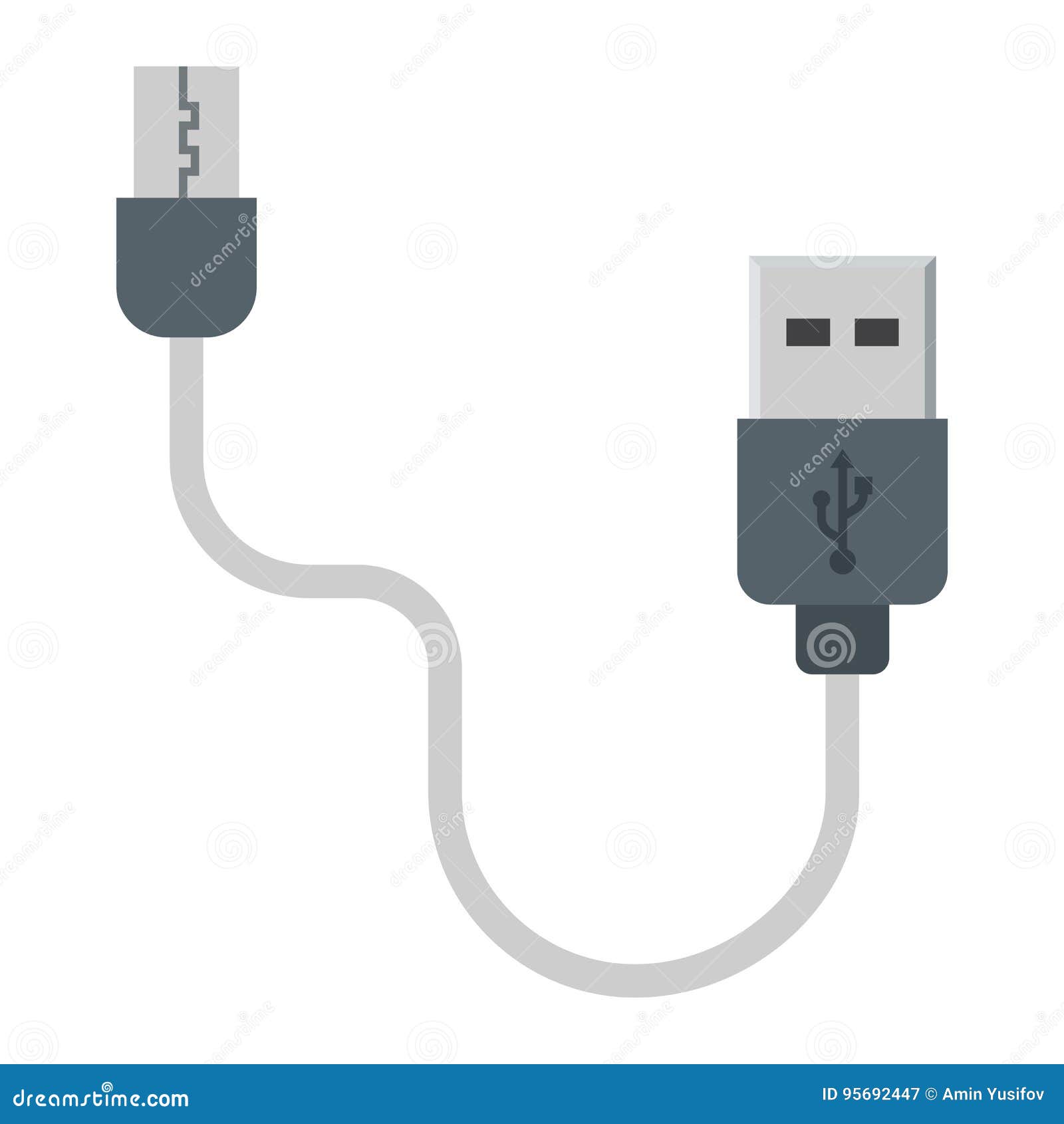 Usb Cable Vector