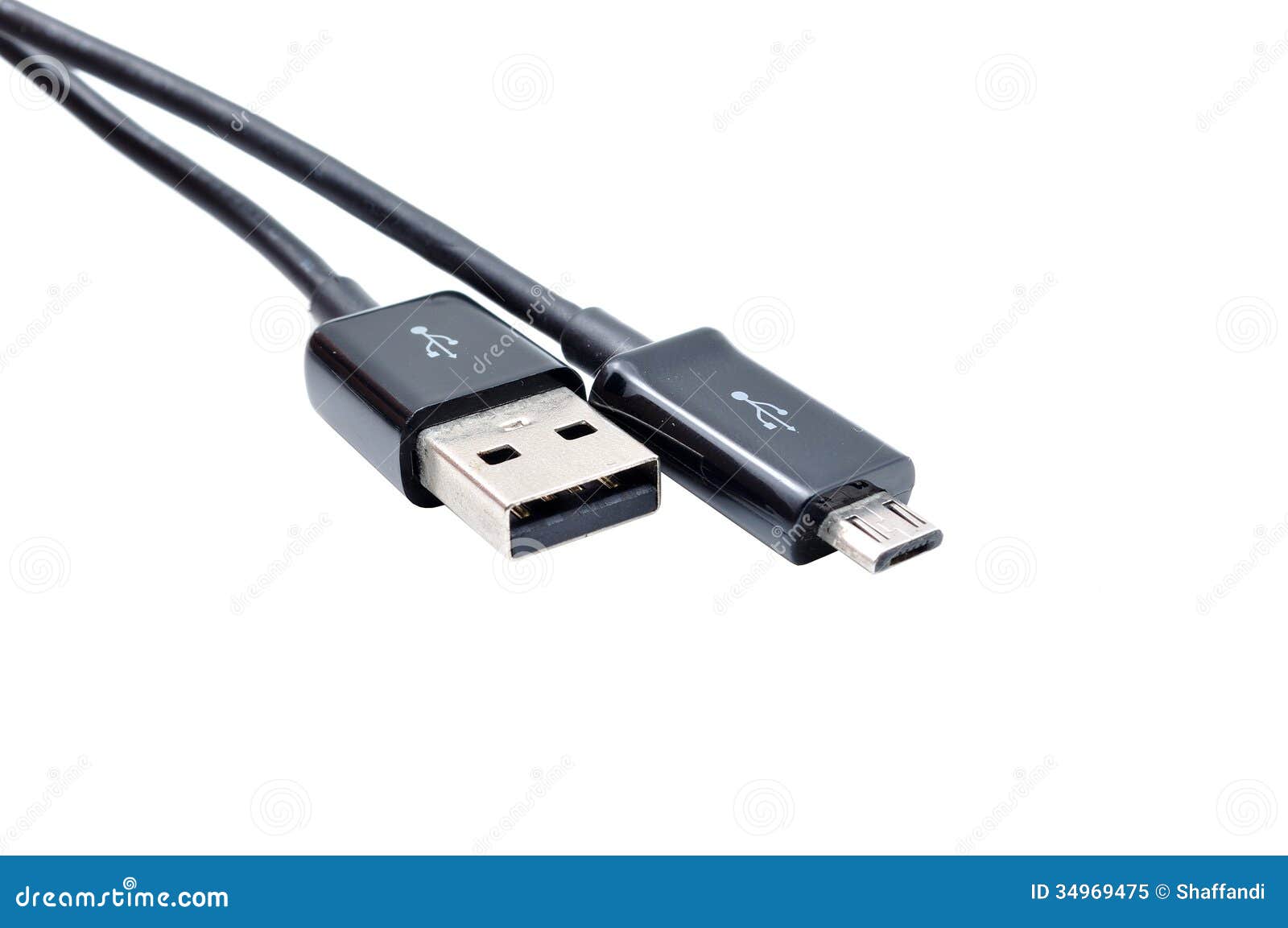 USB cable stock image. Image of peripheral, line, link - 34969475