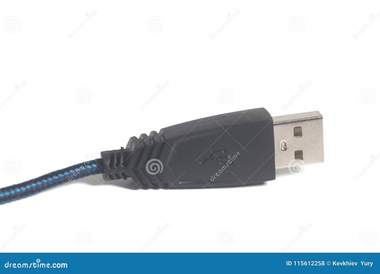 USB cable isolated stock photo. Image of conductor, hardware - 115612258