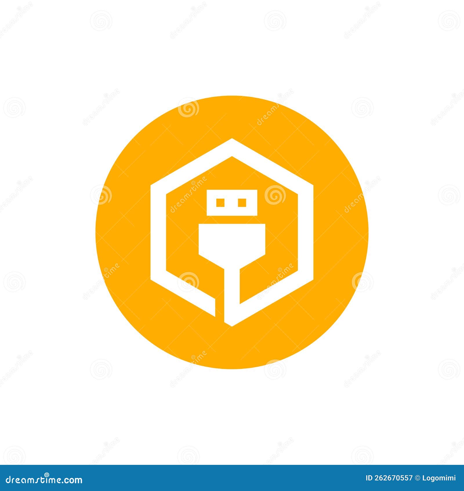 USB Cable Logo Icon, USB Port Icon Vector Stock Vector - Illustration ...