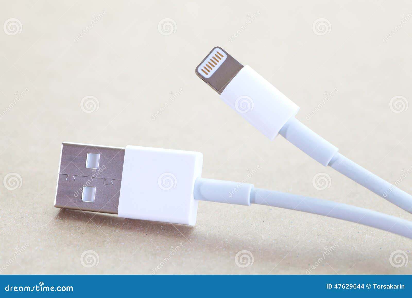 USB Cable Plug stock photo. Image of electronic, connect - 47629644