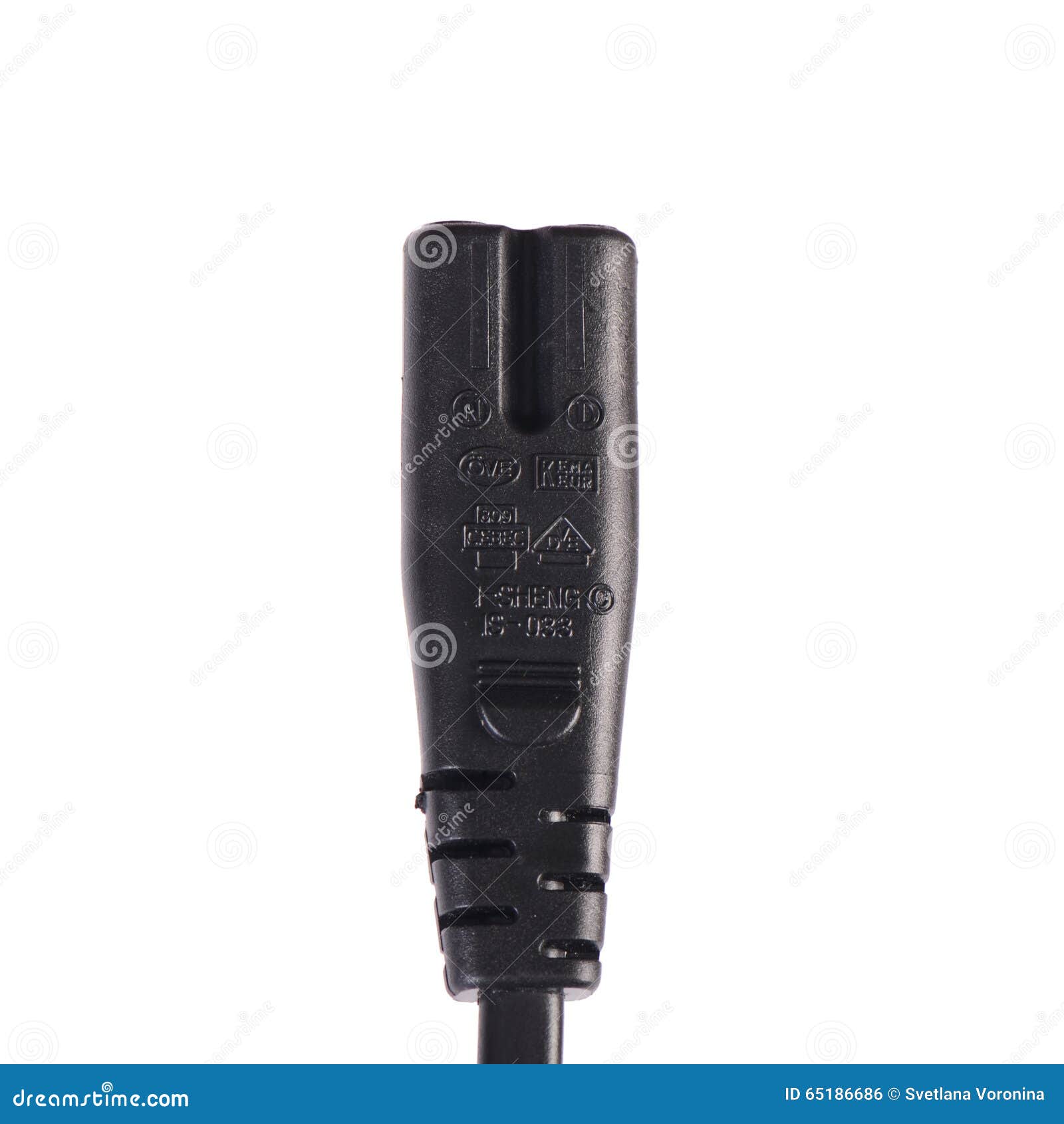 USB Cable Plug Isolated on White Stock Photo - Image of macro, device ...