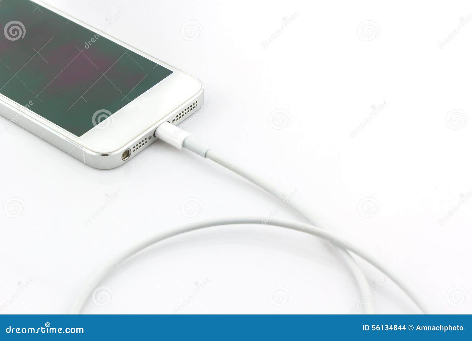 USB cable for smartphone. stock photo. Image of black - 56134844